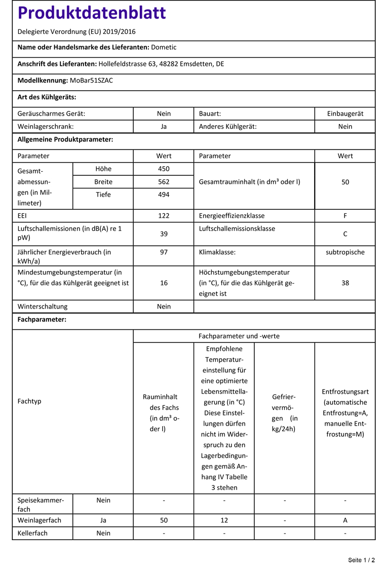 Dometic MoBar 300 S Mobile Outdoorbar, Edelstahl und schwarz