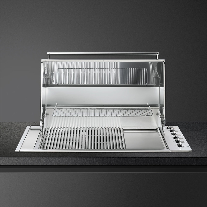 SMEG BIBQ1205H Einbau-Outdoor Barbecue Gasgrill
