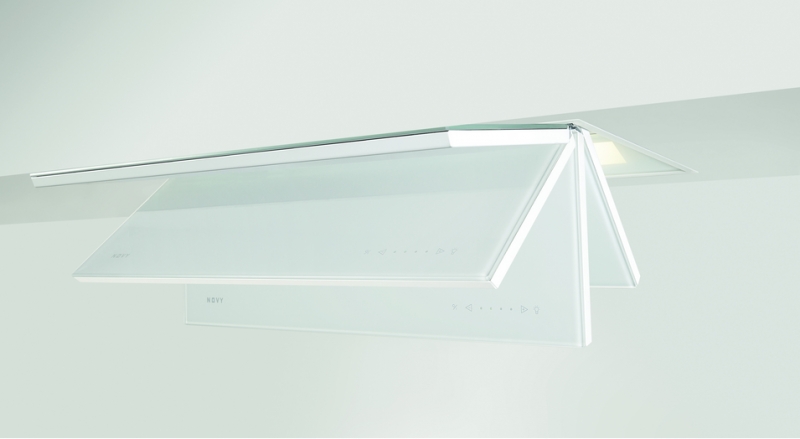 Novy Fusion Schrankhaube 680, Hartglasoberfläche