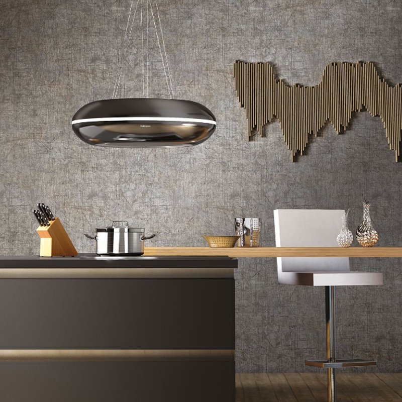 Falmec Loop IS, Inselhaube, Edelstahl, 74 cm