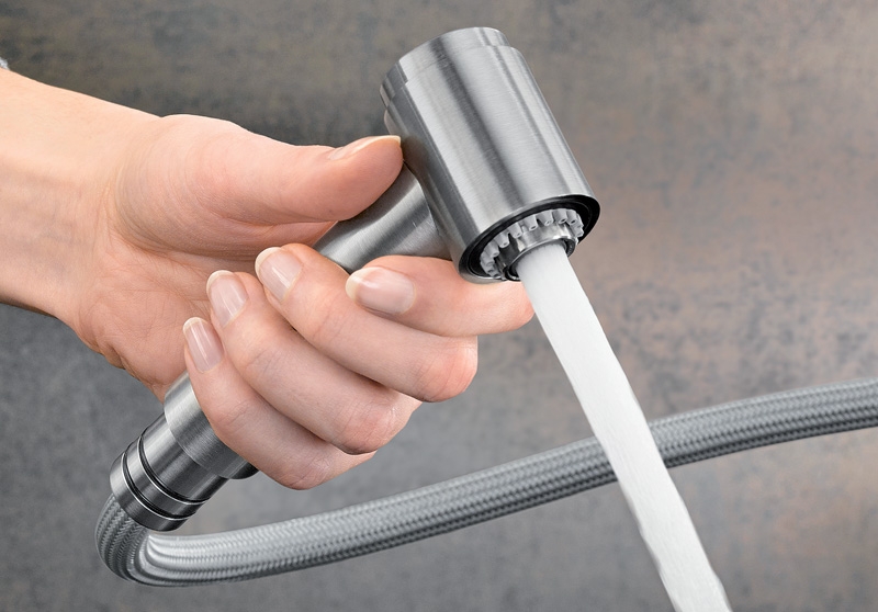 Blanco Ambis-S, Edelstahl gebürstet, Hochdruck, 523119