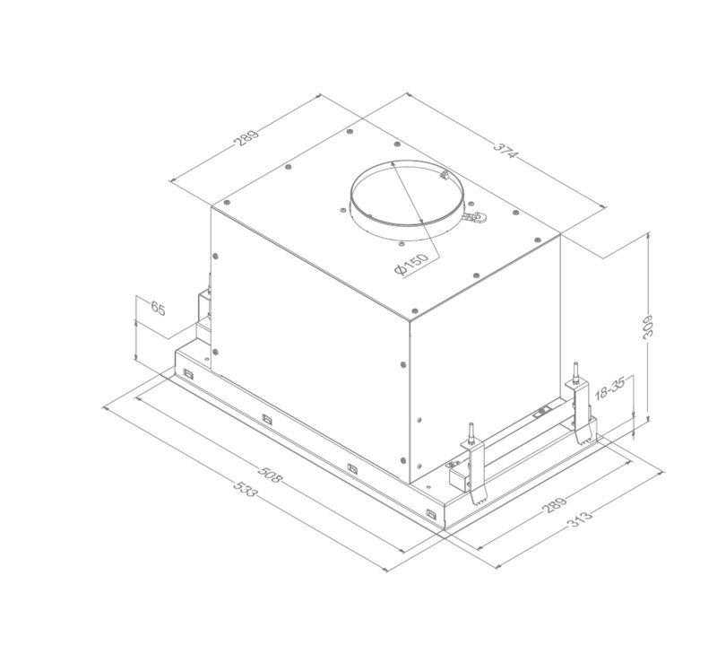 Novy Crystal Lüfterbaustein 26050, Glas weiss, 60 cm
