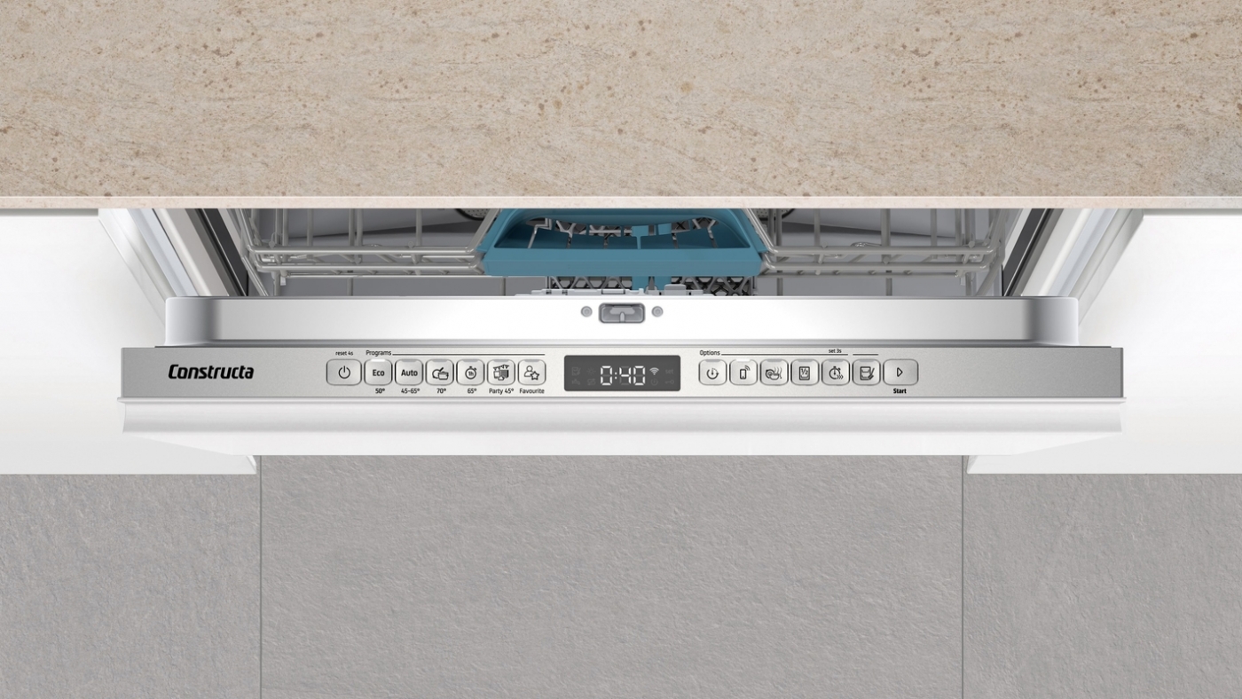 Constructa CB6VX01HTE, XXL Geschirrspüler vollintegrierbar,