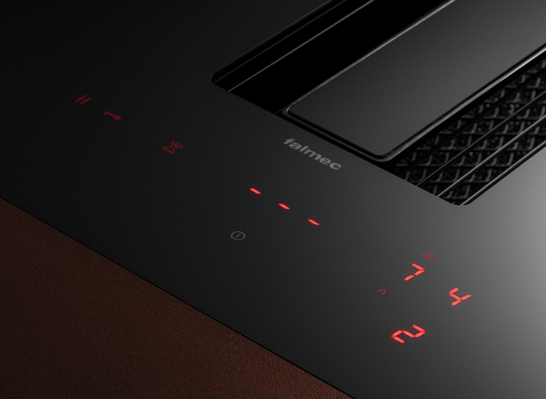 Falmec Zero Easy, Induktionskochfeld mit Absaugung, 84cm